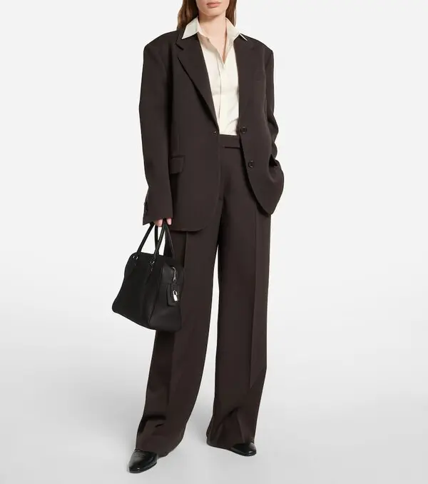 THE ROW India Leather Tote Bag - Brown