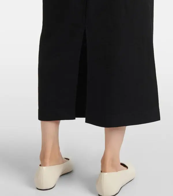 TOTEME Asymmetric Jersey Midi Dress