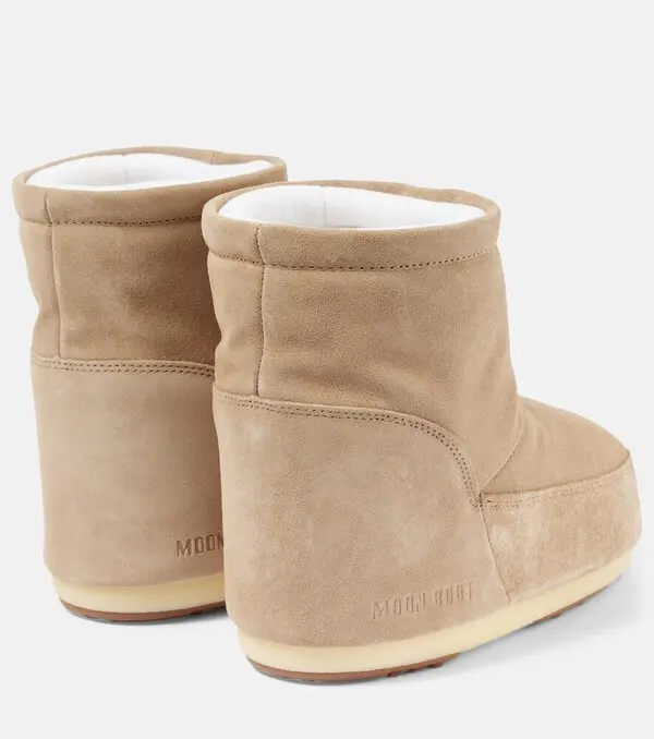 Moon Boot Icon Low Suede Snow Boots - Beige