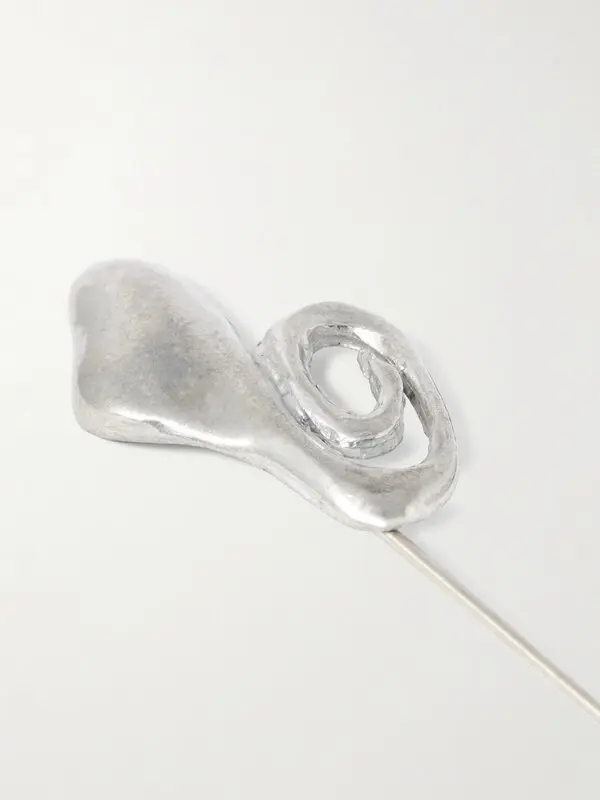 GIGI BURRIS MILLINERY Rhodium-plated Brass Brooch