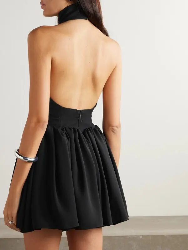 16Arlington Fiala Open-back Mini Dress