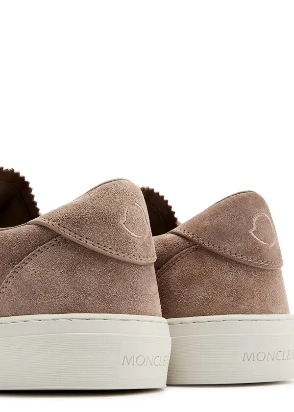 Moncler Monaco Suede Sneakers - Beige
