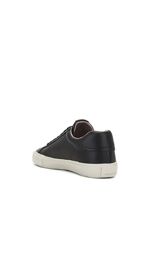 ALLSAINTS Underground Leather Low Top Sneakers - Black