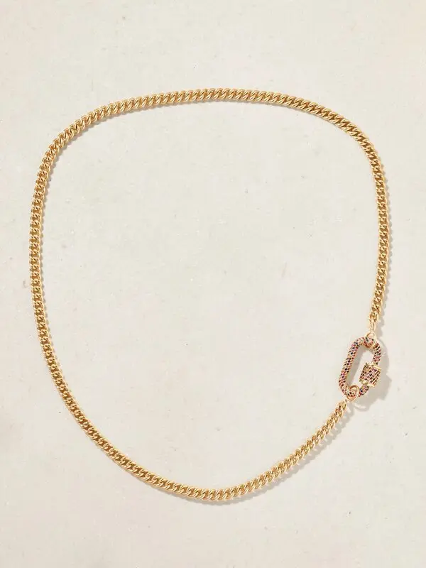 MARLA AARON 14-karat Sapphire Necklace