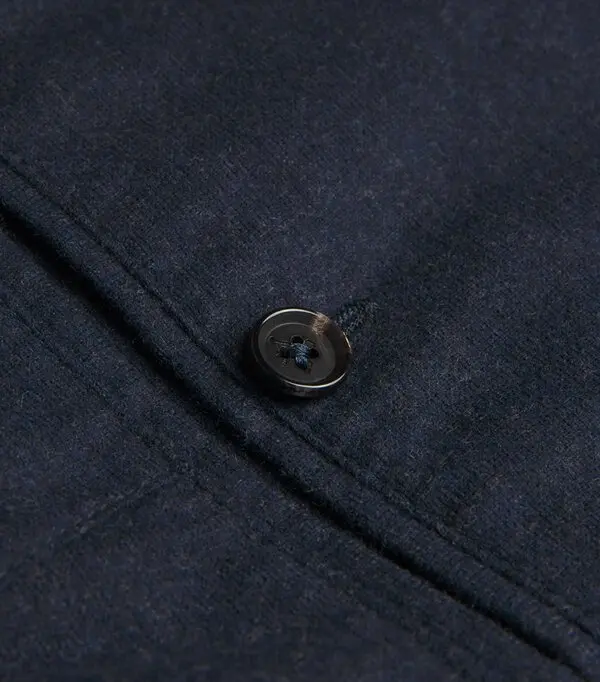 Isaia Wool-cashmere Blend Drawstring Trousers - Navy