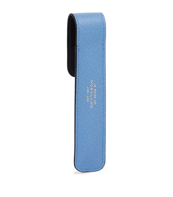 Smythson Panama Leather Pen Sleeve