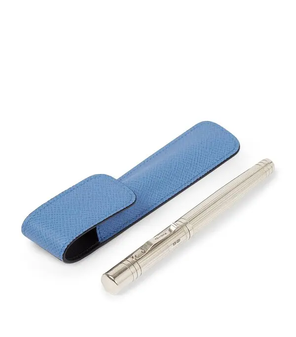 Smythson Panama Leather Pen Sleeve