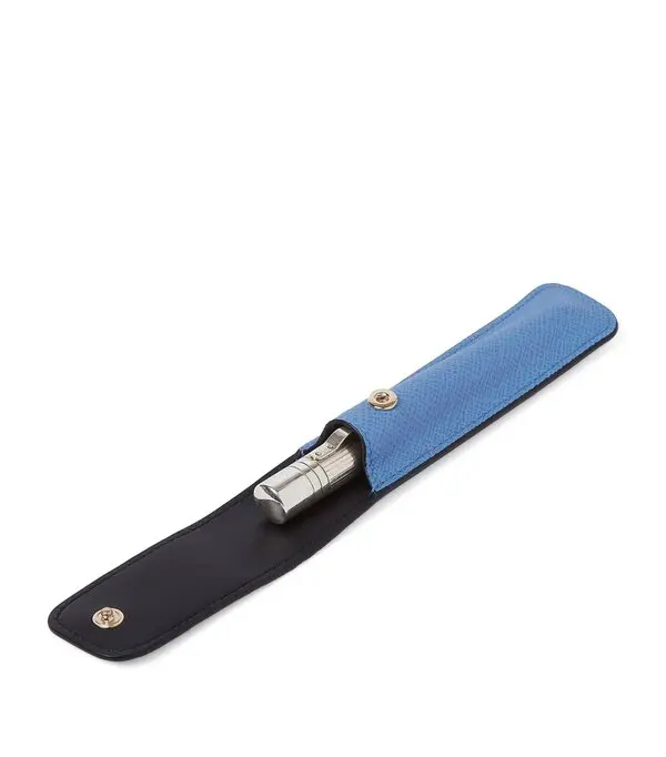 Smythson Panama Leather Pen Sleeve