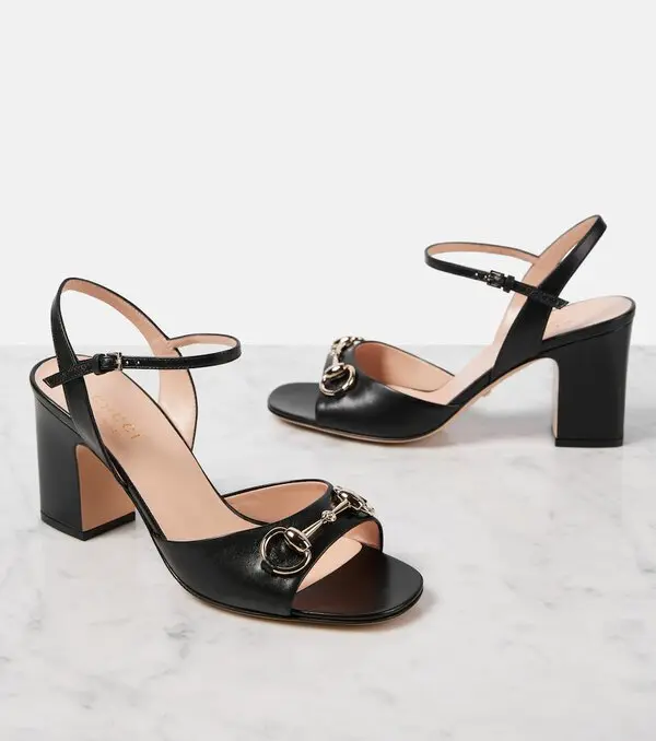 Gucci Horsebit Leather Sandals