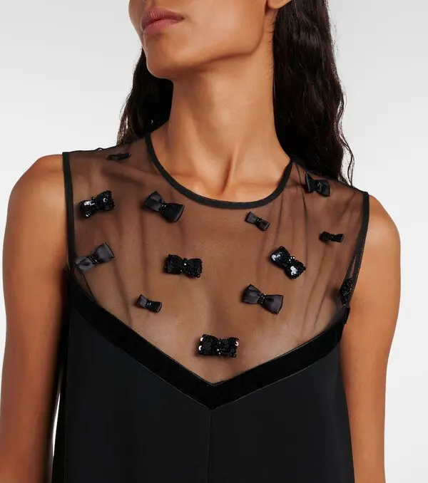 Max Mara Elegant Bow-detail Minidress