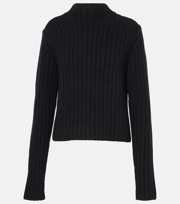 TOTEME Petite Chunky Wool And Cashmere Sweater - Black