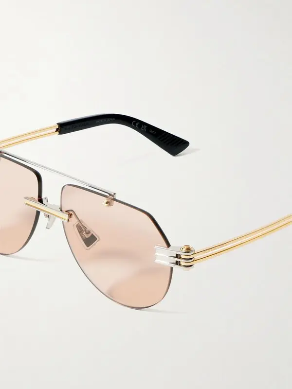 Bottega Veneta Aviator Sunglasses