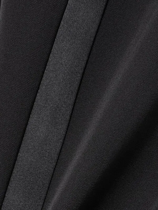 Dolce & Gabbana Pleated Wool-blend Gabardine Straight-leg Trousers