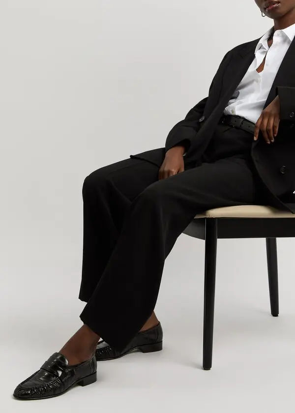 THE ROW Soft 25 Eelskin Leather Loafers
