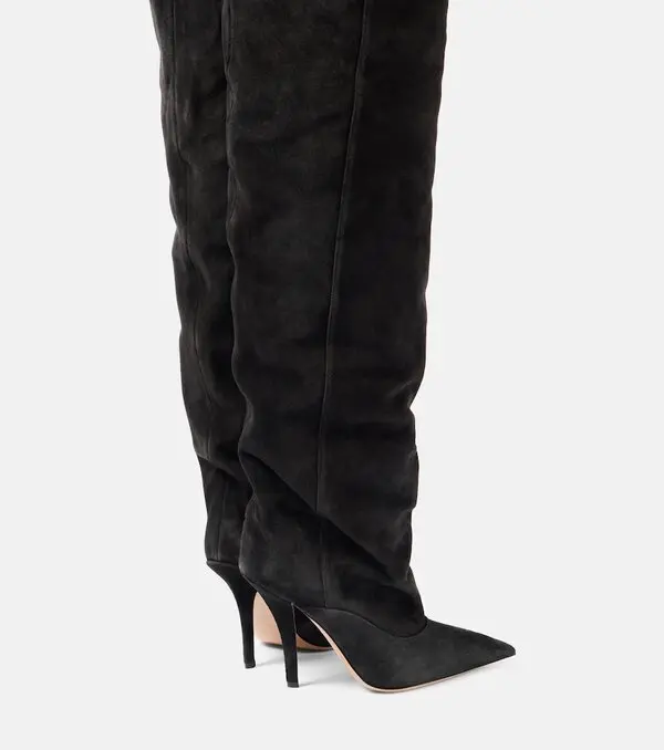 Paris Texas Ines 105 Suede Over-the-knee Boots
