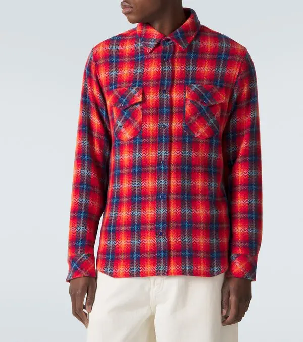 GOD'S TRUE CASHMERE Checked Cashmere Shirt