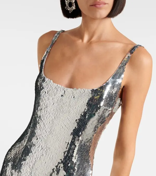 Magda Butrym Sequined Midi Dress