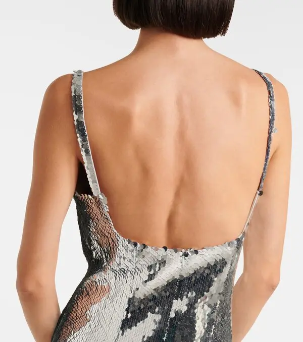 Magda Butrym Sequined Midi Dress