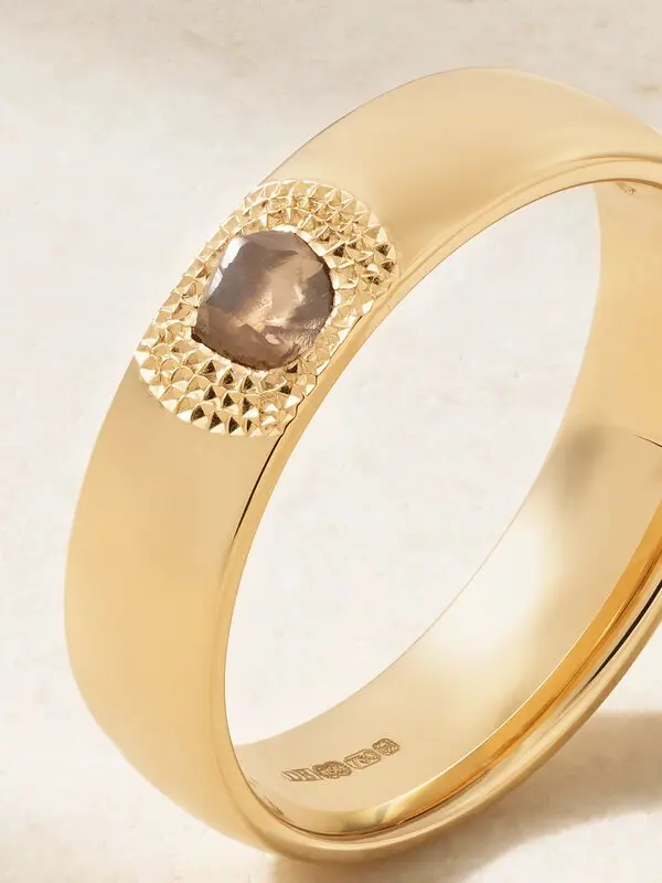 DE BEERS LONDON Talisman Large 18-karat Diamond Ring