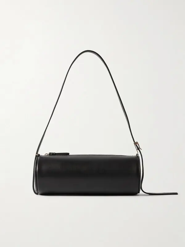 Proenza Schouler Silo Textured Leather Shoulder Bag - Black