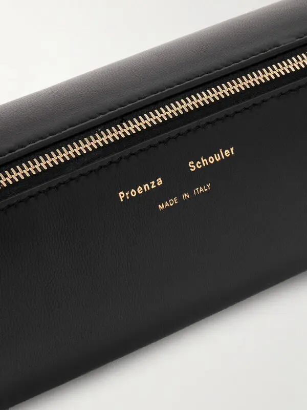 Proenza Schouler Silo Textured-leather Shoulder Bag - Black