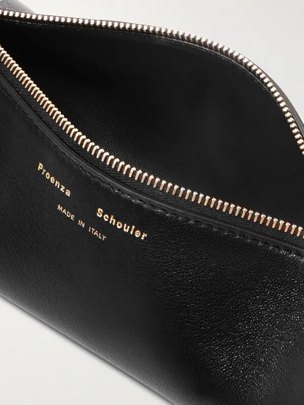 Proenza Schouler Silo Textured-leather Shoulder Bag - Black