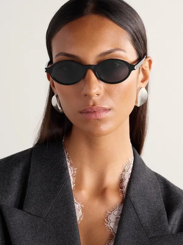 Saint Laurent Oval-frame Sunglasses