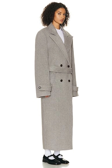HELSA Bold Shoulder Long Coat