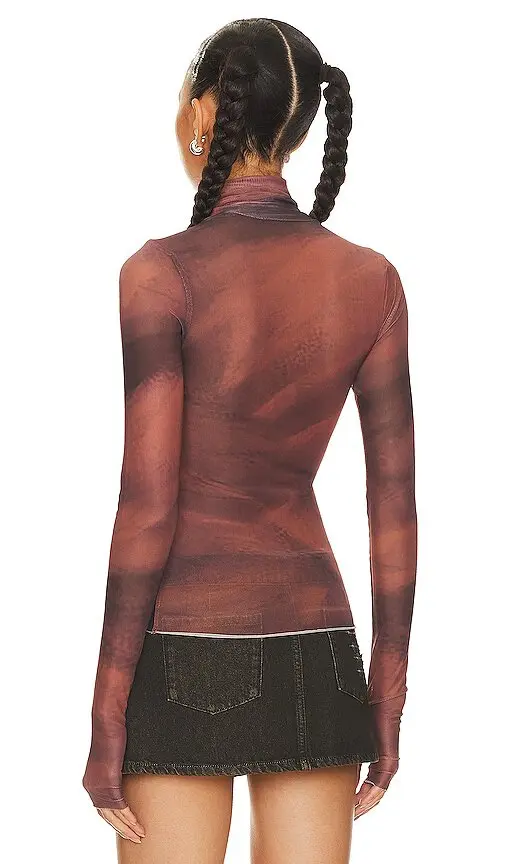AFRM Zadie Mesh Top - Rust
