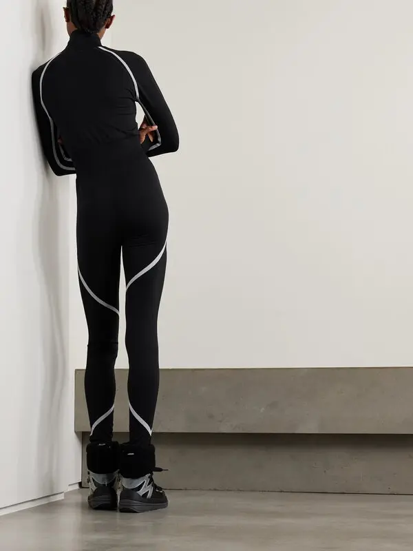 Perfect Moment Stretch-knit Ski Jumpsuit