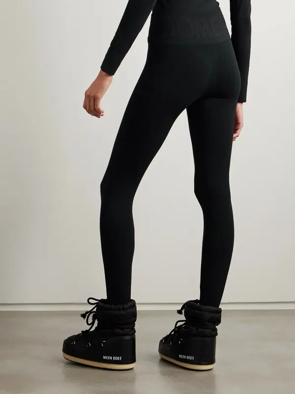 Perfect Moment Ribbed Thermal Modal-blend Leggings
