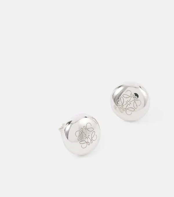 Loewe Anagram Pebble Sterling Stud Earrings