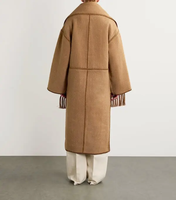 TOTEME Wool-blend Scarf Coat - Brown