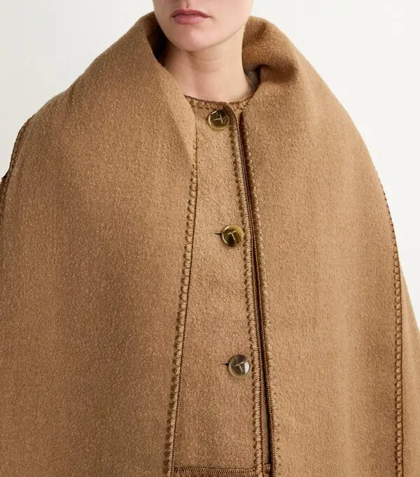 TOTEME Wool-blend Scarf Coat - Brown