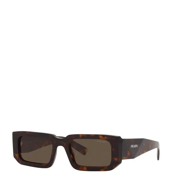 Prada Rectangular Sunglasses - Brown