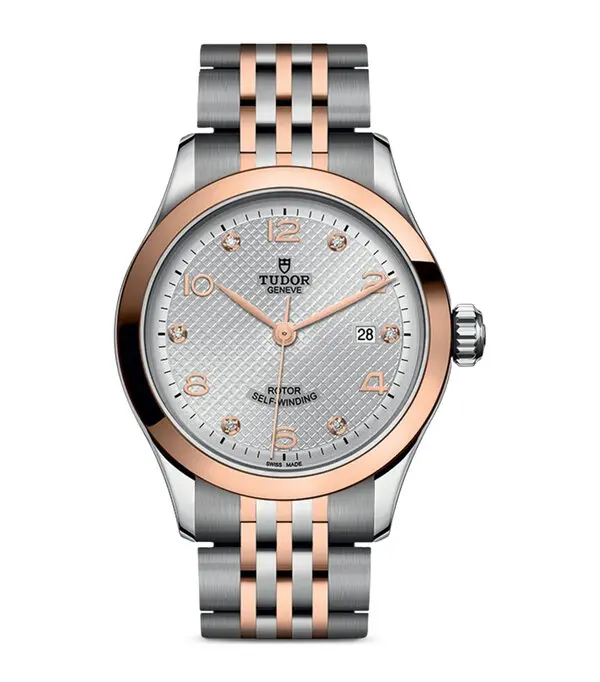 TUDOR 1926 Stainless Steel, Rose Gold And Diamond Watch - Silver