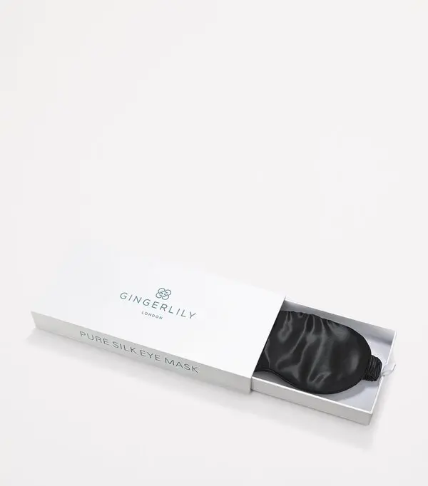 Gingerlily Silk Eye Mask - Black