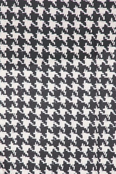 Norma Kamali Oversized Houndstooth Flared Gown