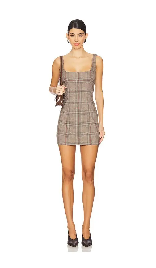 LOVERS AND FRIENDS Bonnie Mini Dress - Beige