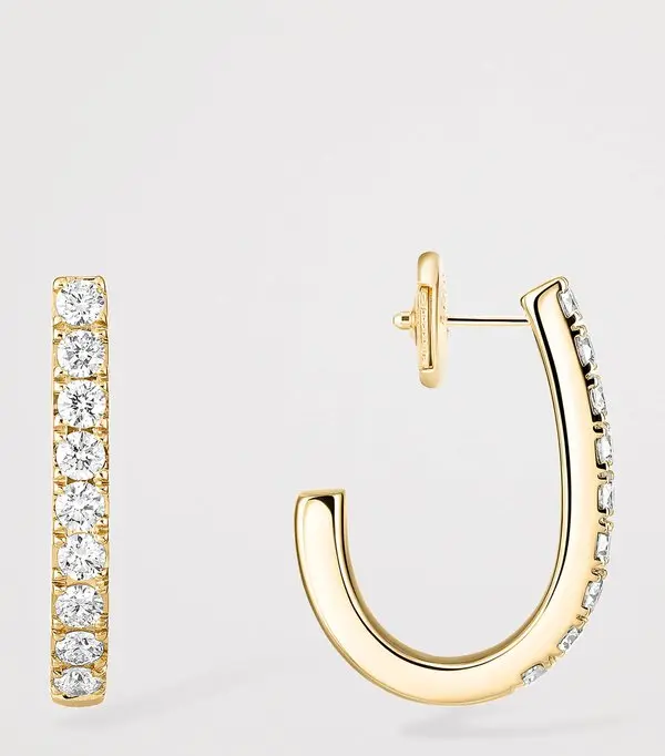 Messika Gatsby Diamond And Yellow Earrings