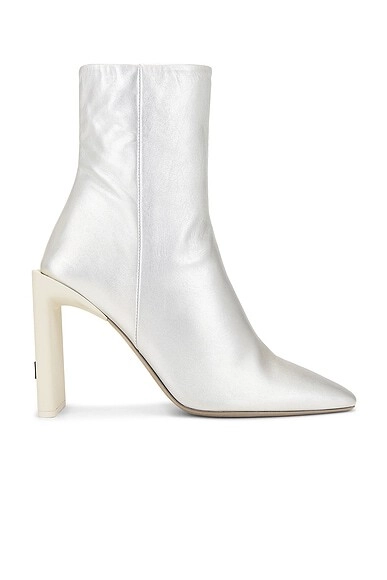 Fear Of God Ankle Boot In Metallic Leather