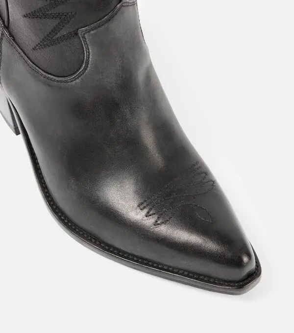 GOLDEN GOOSE Wish Star Leather Cowboy Boots