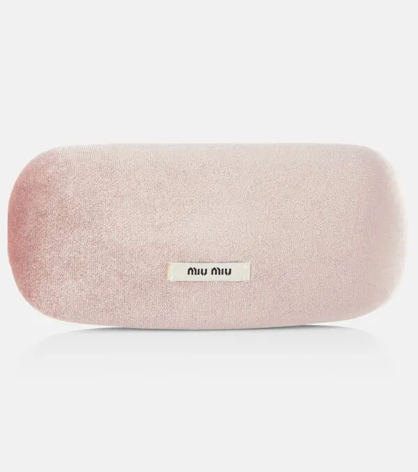 Miu Miu Oval Sunglasses - Pink