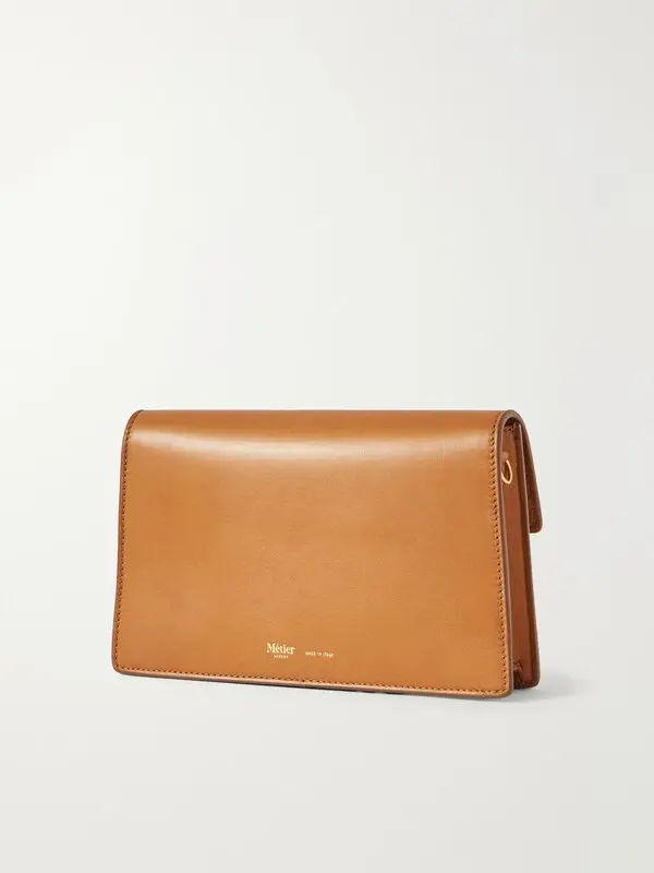 METIER Parallel 22 Small Leather Shoulder Bag - Brown