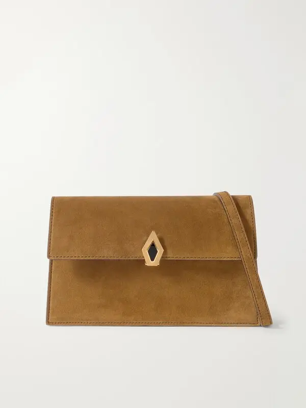 METIER Parallel 22 Small Suede Shoulder Bag - Brown