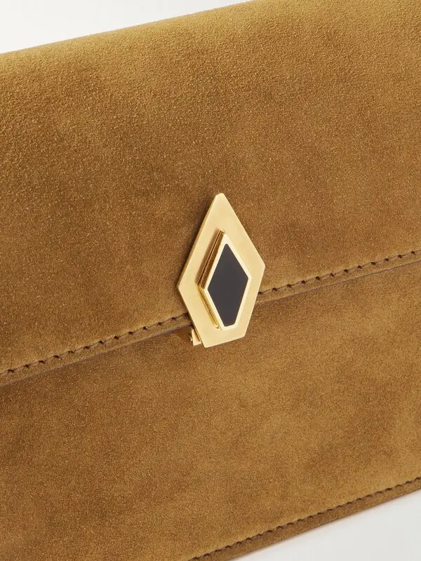 METIER Parallel 22 Small Suede Shoulder Bag - Brown