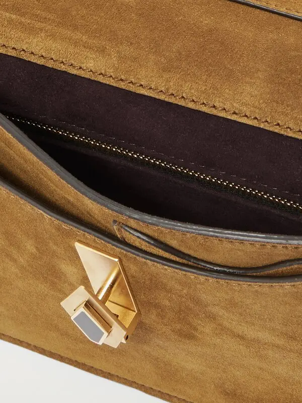 METIER Parallel 22 Small Suede Shoulder Bag - Brown