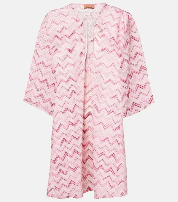 Missoni Chevron Lame Kaftan