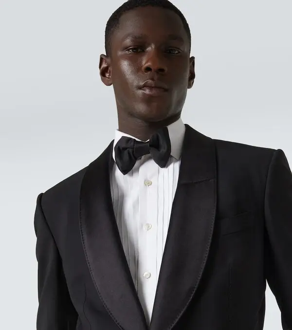 TOM FORD Silk Bow Tie - Black