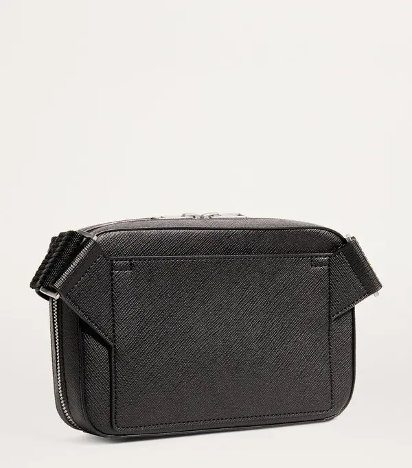 Sandro Small Recycled Leather Cross-body Bag - Black